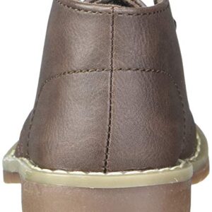 The Children's Place Boy's Lace Up Boots Fashion, Brown, 2 Big Kid