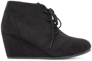 marcorepublic galaxy girls kids childrens wedge boots - (black) - little kid 2