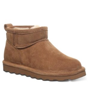 bearpaw shorty youth hickory size 2 | youth's ankle boot | youth's slip on boot | comfortable winter boot