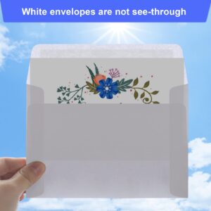 Joyberg Blank Cards and Envelopes 4x6, 30 Pack White Invitation Cardstock with 30 Pack Envelopes, Self-Seal Thank you Blank Greeting Cards and Envelopes, for All Occasions DIY, Print custom