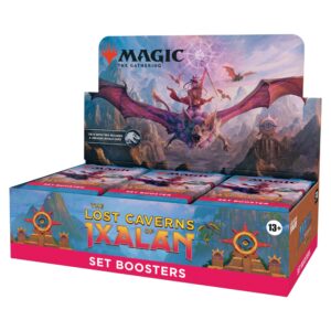 magic: the gathering the lost caverns of ixalan set boosters box - 30 booster set + 1 box topper card (361 magic cards)