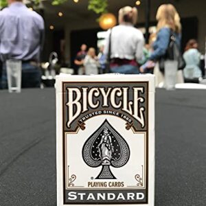 Bicycle Black Playing Cards, Standard Index, 1 Deck