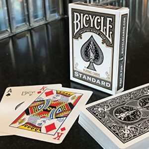 Bicycle Black Playing Cards, Standard Index, 1 Deck