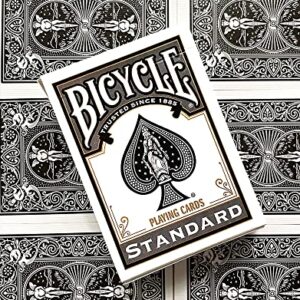 Bicycle Black Playing Cards, Standard Index, 1 Deck