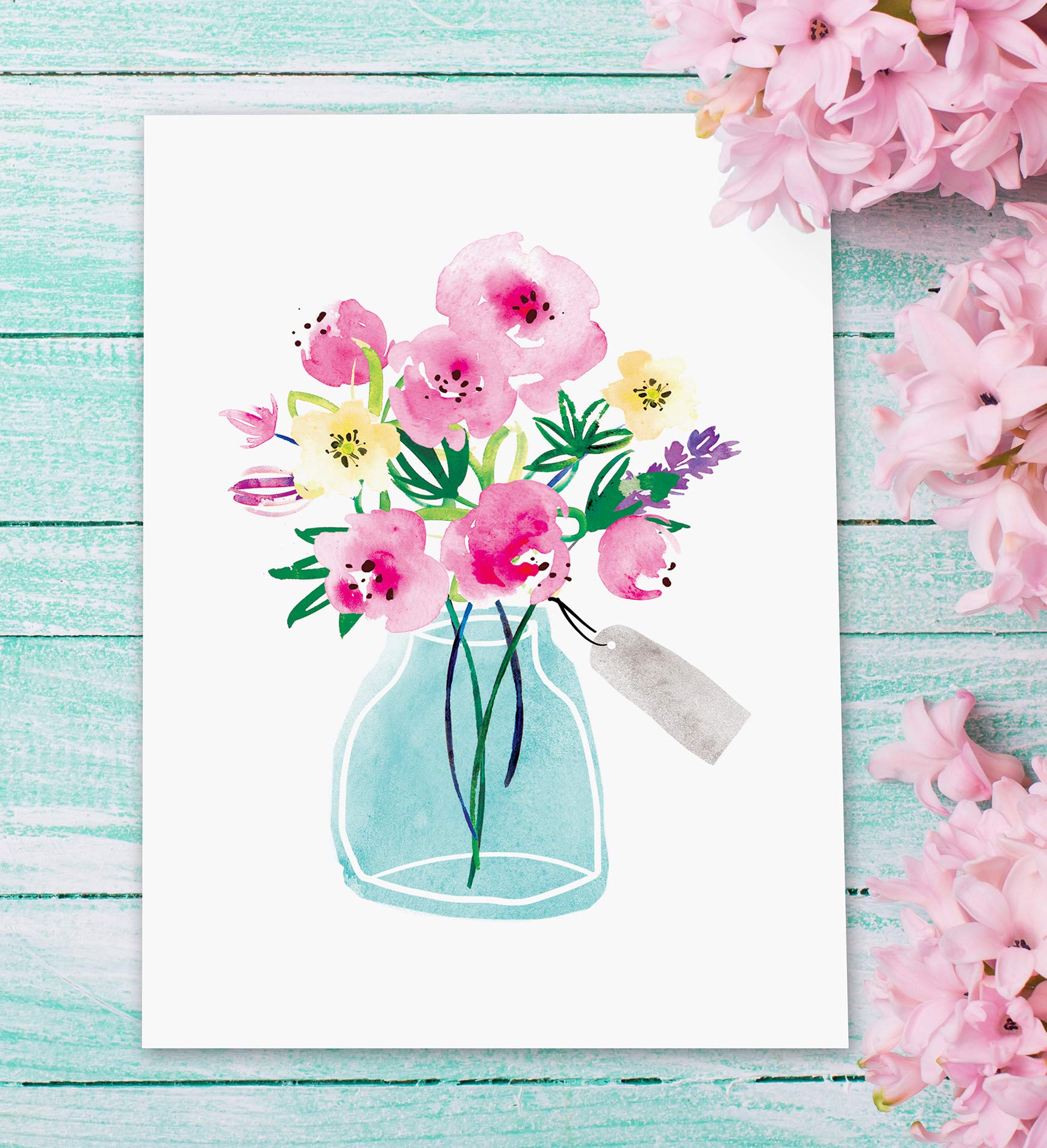 Blank Cards with Envelopes - 48 Floral Blank Note Cards with Envelopes – 4 Assorted Cards for All Occasions! Blank Notecards and Envelopes Stationary Set for Personalized Greeting Cards-4x5.5"