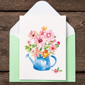 Blank Cards with Envelopes - 48 Floral Blank Note Cards with Envelopes – 4 Assorted Cards for All Occasions! Blank Notecards and Envelopes Stationary Set for Personalized Greeting Cards-4x5.5"