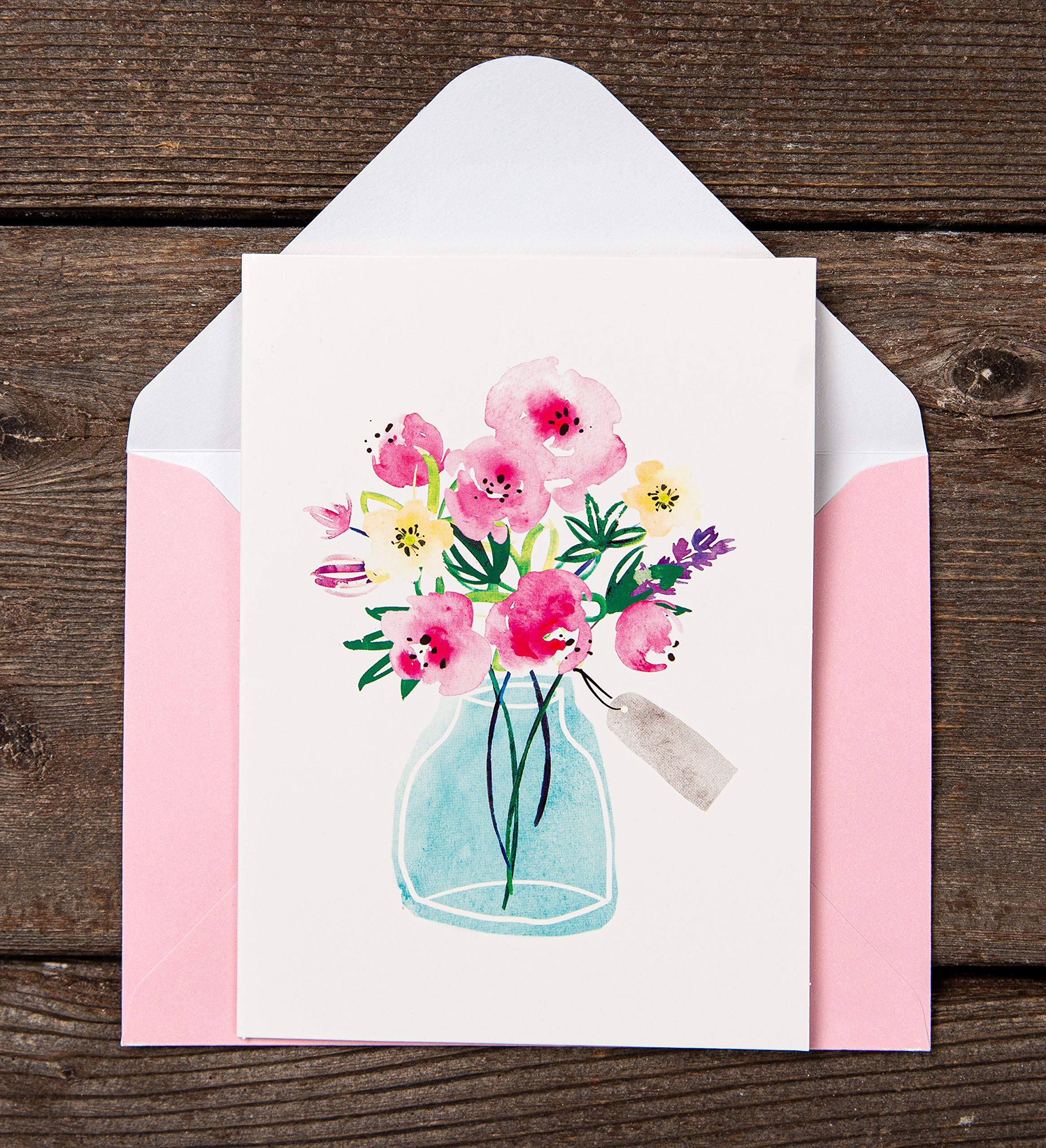 Blank Cards with Envelopes - 48 Floral Blank Note Cards with Envelopes – 4 Assorted Cards for All Occasions! Blank Notecards and Envelopes Stationary Set for Personalized Greeting Cards-4x5.5"