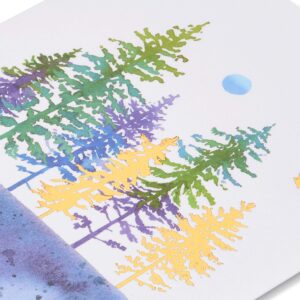 Papyrus Blank Card (Watercolor Trees)