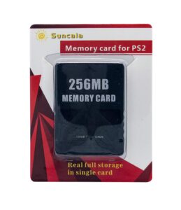 suncala 256mb memory card for playstation 2, high speed memory card for sony ps2-1 pack, compatible with gaming console