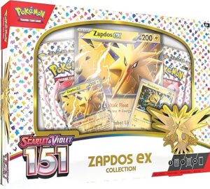 pokemon tcg scarlet & violet 3.5 pokemon 151 zapdos ex box