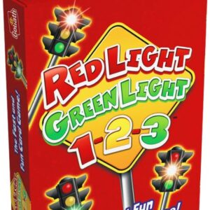 Red Light, Green Light, 1-2-3 - Card Game for Ages 5 and Up