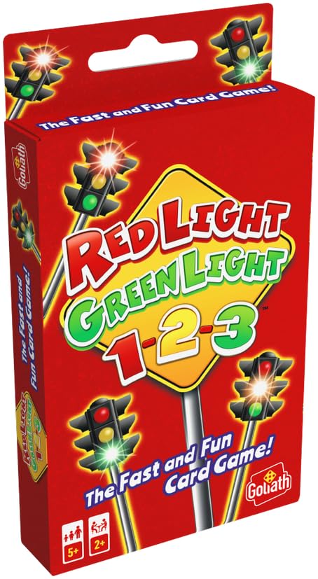 Red Light, Green Light, 1-2-3 - Card Game for Ages 5 and Up