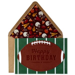 hallmark signature birthday card for him (football) (599rzh1076)