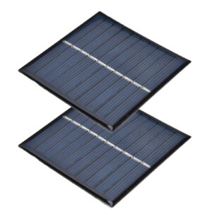 2pcs solar panel portable encapsulated cell flexible diy e 0.7w 5v 0‑140ma 2pcs solar panel portable encapsulated for family