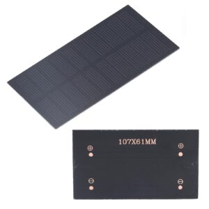 Small Solar Panel Monocrystalline Silicon Portable Solar Cell Module for 3.7V Batteries Charging 1W 5V Small Solar Panel Monocrystalline Silicon for Family