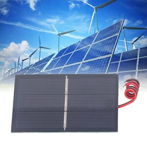 0.65W 1.5V Solar Panel, Portable Solar Panel Windproof Solar Charger Epoxy Charger Kit Compact Solar Cell Module for DIY Outdoor Camping RV Trip