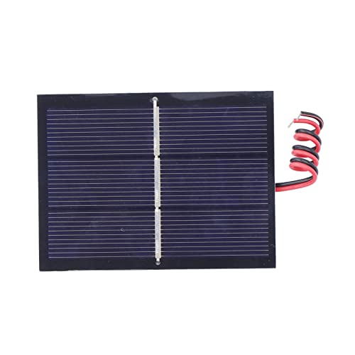 0.65W 1.5V Solar Panel, Portable Solar Panel Windproof Solar Charger Epoxy Charger Kit Compact Solar Cell Module for DIY Outdoor Camping RV Trip