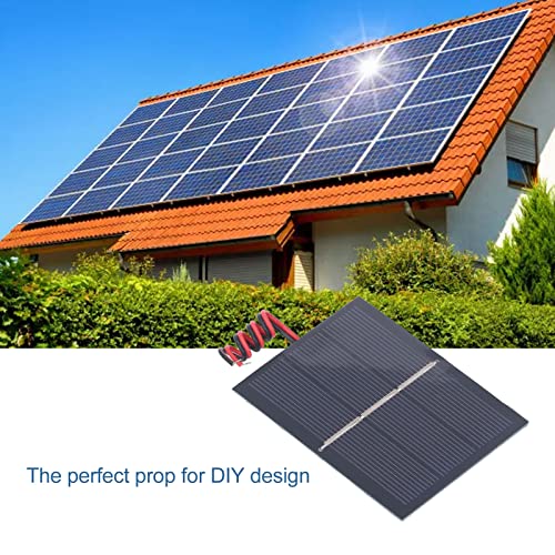 0.65W 1.5V Solar Panel, Portable Solar Panel Windproof Solar Charger Epoxy Charger Kit Compact Solar Cell Module for DIY Outdoor Camping RV Trip