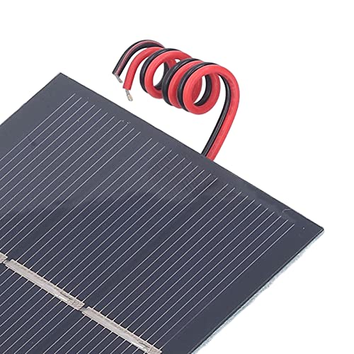 0.65W 1.5V Solar Panel, Portable Solar Panel Windproof Solar Charger Epoxy Charger Kit Compact Solar Cell Module for DIY Outdoor Camping RV Trip