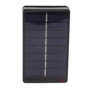 1w 4v solar battery charger, portable solar power bank solar panel charger solar powered battery charger & maintainer for aa aaa batteries