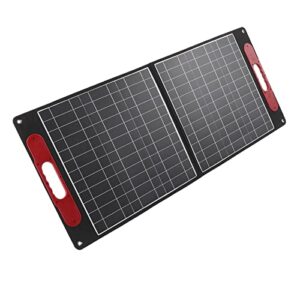 portable folding solar panel 100w folding number electric vehicle rv outdoor car ipx4 controller photovoltaic charging for semiflexible generating panel monocrystalline solar