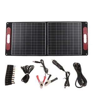 Portable Folding Solar Panel 100W Folding Number Electric Vehicle Rv Outdoor Car Ipx4 Controller Photovoltaic Charging for SemiFlexible Generating Panel Monocrystalline Solar