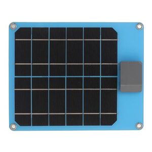 Solar Power Generator Panel, Solar Panel High Efficiency Portable 5W 5V for Car (Blue)