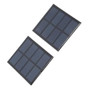 Portable Solar Panel, 0.9W 2V High Efficiency Safety Protection Solar Panel for Advertising Light for Traffic Light