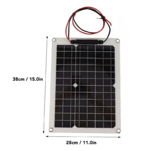 Portable Solar Panel, 300w High Efficiency Solar Controller Solar Panel Kit for Campervan Boat