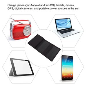 15W High Efficiency Portable Solar Panel, Catch Energy from The Sun for Camping and Travel, Phones, Tablets