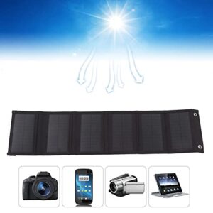 15W High Efficiency Portable Solar Panel, Catch Energy from The Sun for Camping and Travel, Phones, Tablets