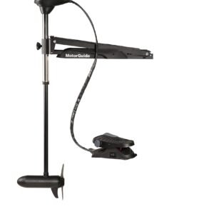 MotorGuide 940200050 X3 Freshwater Bow Mount Trolling Motor — Cable Steer, Foot-Control — 36-Inch Shaft, 45-Pound Peak Thrust