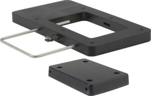 motorguide 8m0120717 xi series quick-release mounting bracket kit for trolling motors — composite — black