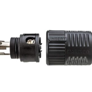 MotorGuide 8M0092065 Trolling Motor Replacement Plug — Medium Duty, Use with 16- to 8-Gauge Wire, Connects with Receptacle