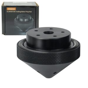 mejiao eliminator trolling motor prop aluminum nut compatible with motorguide gfel-mg-bk-dp g-force.