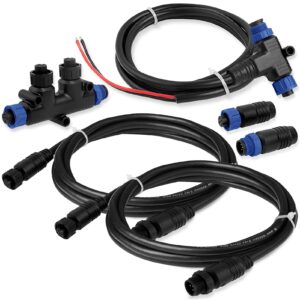 nmea 2000 starter kit to process nema 2k network for lowrance simrad garmin,marine grade nmea 2000 backbone cables drop cables tees terminators