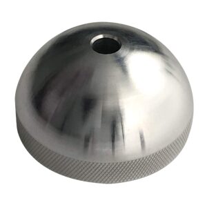 bob's machine 312-200007 prop nut for motorguide trolling motors - brushed aluminum