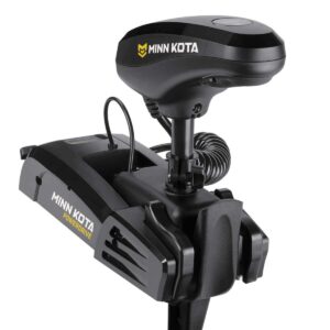 Minn Kota 1358737 PowerDrive Freshwater Electric-Steer Bow-Mount Trolling Motor with Digital Maximizer, 55 lbs Thrust, 54" Shaft, Black