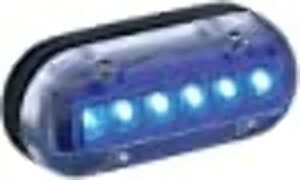 attwood 6528b7 led base underwater lights, blue