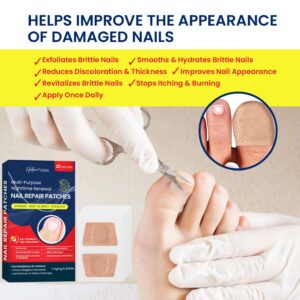 Multi-Purpose Fungus Nail Patches, Toenail Fungus Treatment, Nail Fungus Treatment for Toenail, Ingrown Toenail Treatment, Toe Nail Fungus Treatment Extra Strength, Nighttime Fungal Nail Patches