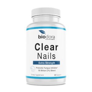 clear nails - extra strength - probiotic fungus inhibitor - 50 billion cfu