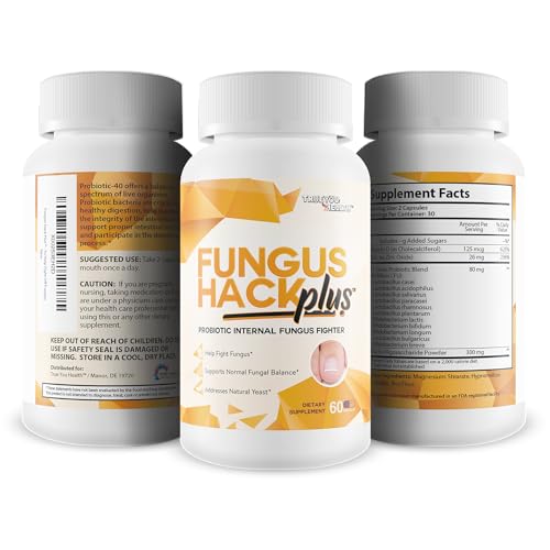 Fungus Hack Plus Probiotic Internal Fungus Fighter - Antifungal Probiotic - Nail fungus treatment - This Toe Fungus Treatment Is Designed To Balance Probiotics To Help Fight Off Fungus