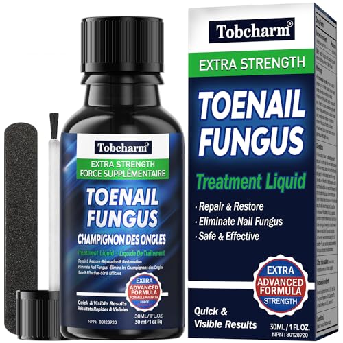 Tobcharm Toenail Fungus Treatment Extra Strength, Nail Fungus Treatment for Toenail, Fungus Nail Treatment, Nail Fungus Treatment for Fingernails (1oz)