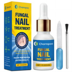 charmpoo fungus nail treatment for toenail: toenail fungus treatment extra strength - toe nail antifungal treatment maximum strength - effective fungal nail treatment for fingernail&toenail