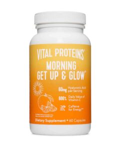 vital proteins morning get up & glow dietary supplement, 60 capsules