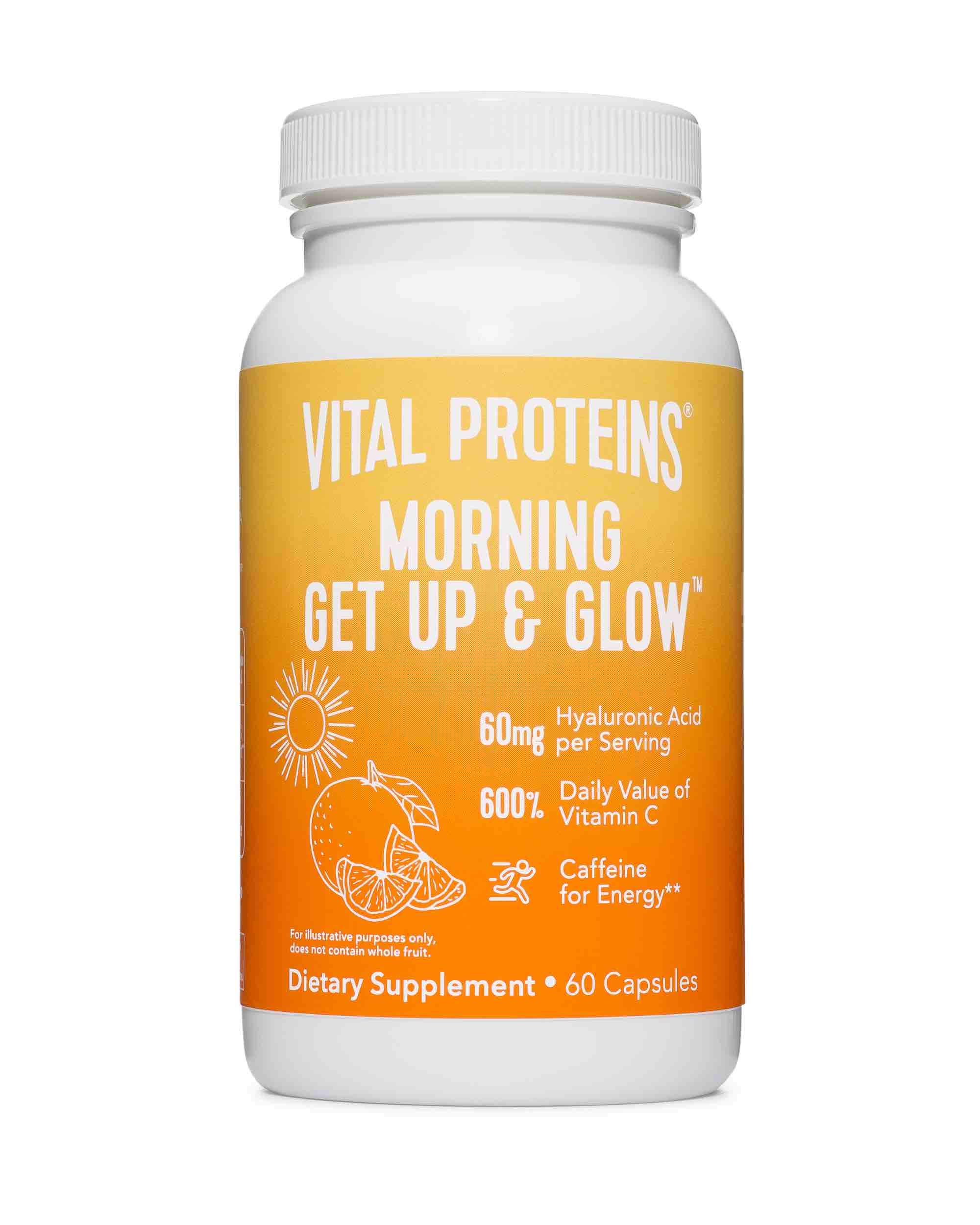 Vital Proteins Morning Get Up & Glow Dietary Supplement, 60 Capsules