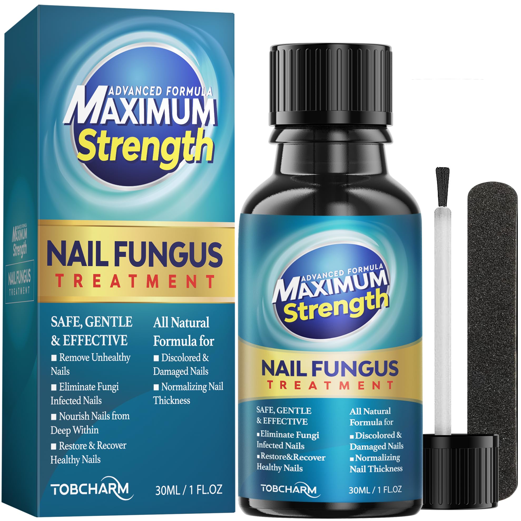 Toenail Fungus Treatment Extra Strength, Nail Fungus Treatment, Nail Fungus Treatment for Toenail & Fingernails, Fungal Nail Treatment for Toenails, Antifungal Nail Treatment for Broken Nail(1oz)