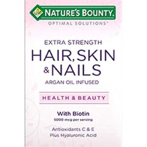 Nature's Bounty Extra Strength Hair Skin Nails, 150Count, Pack of 3