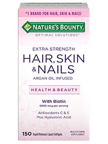 Nature's Bounty Extra Strength Hair Skin Nails, 150Count, Pack of 3