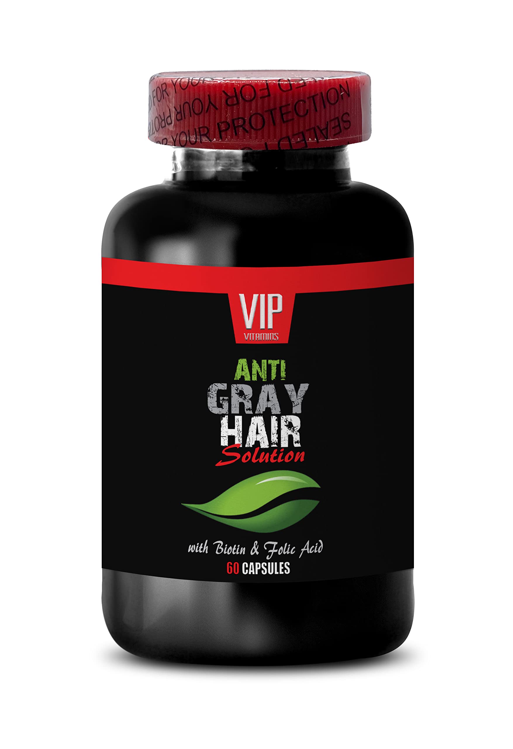 Best Naturals Anti Gray Hair - Anti Gray Hair for Men and Women - GET Your Style Back - Stops Grey Hair Change - catalase for Gray Hair - Anti Gray Hair Supplement - Hair Support Vitamins 1Bot 60Caps